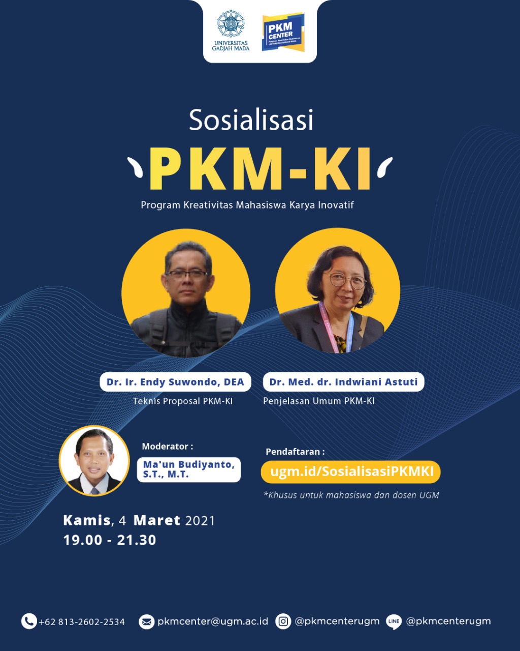 Sosialisasi PKM-KI 2021 – D4 SIG UGM